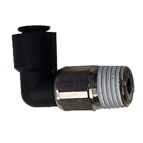 Push To Connect 1/4" tube x 1/4" mnpt swivel elbow 90 fittings Legris 5 ...